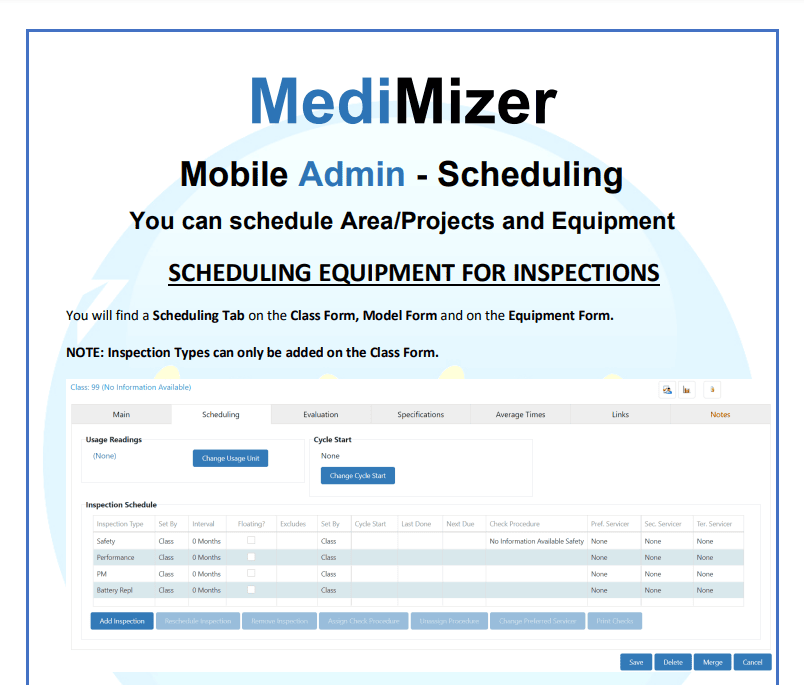Webinar Handout - Scheduling Overview March 2024 - MediMizer.com
